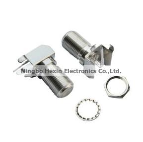 China F connector with brackets for pcb board for sale