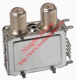 China two f connector with shield for sale