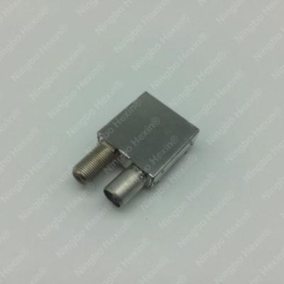 China set top box RF connector with shielding for sale