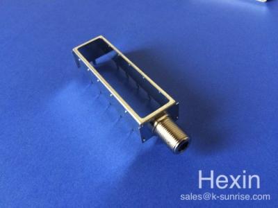China 75ohm F connector with metal shield cans for set top box shield cans for sale