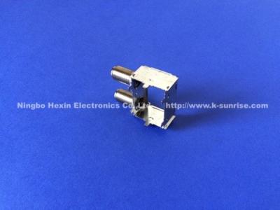 China 75ohm Coaxial connector with metal shield case for sale