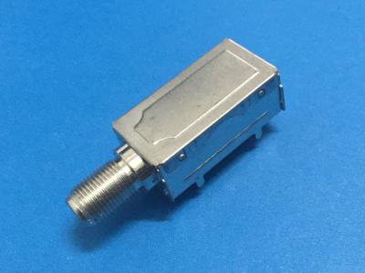 China F type connector with shielding cover for pcb mount for sale
