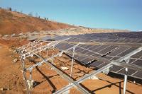 China Cold Rolled Solar PV Module Mounting Structure Easily Adaptable To Ground Mounting for sale