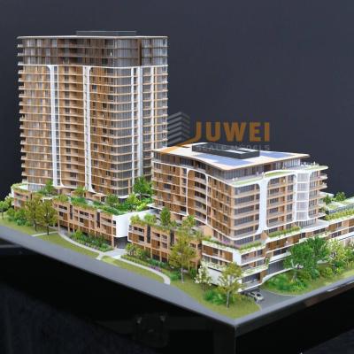 China Residential Property Physical Architectural Model Building JW-283 with Colored Model Surface Treatment 10 Projects Per Month for sale