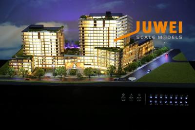 China 100 Exhibition/Marketing/Design Model Plastic Scale Building Model JW-75 with High Lighting Effect and 100 for sale