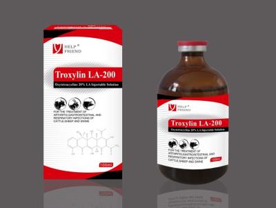 China Oxytetracycline 20% LA Injectable Solution for sale