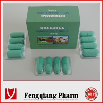 China Albendazole 2500mg Bolus for sale