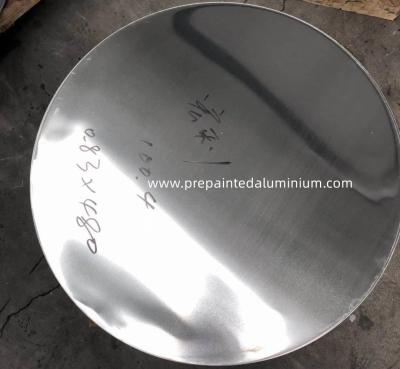 Chine feuille de cercle pré peinte d'alliage d'aluminium du diamètre 480mm d'épaisseur de 0.8mm à vendre