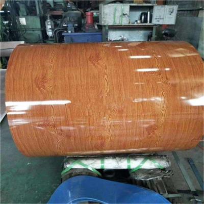 Cina 3D Hand Feeling Legno progettato con alloggio 3105 0,50 mm Spessore rivestito di lamiera di alluminio per porta a rotelle metalliche in vendita