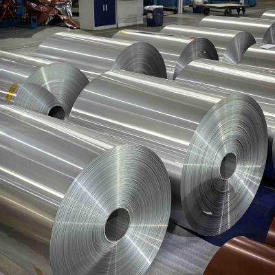 8011 Fogli di alluminio 0,05 mm di spessore, 260 mm di larghezza, utilizzati per l'imballaggio alimentare