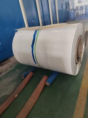 중국 알루미늄 합금 3003 H14 화이트 양쪽 콜로드 알루미늄 코일 사전 코팅 된 알루미늄 스트립 코일 300mm 폭 1.00mm 채널 문자 부호를위한 두께 1.00mm 두께 판매용