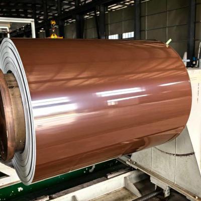 China Alloy 3105 0.23mm Prepainted Aluminium Coil for Pastry Display Cases for sale
