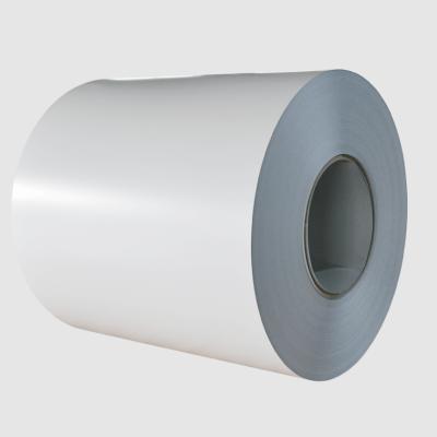 Cina Lega di alluminio 1100 (spessore 0,6 mm, larghezza personalizzabile) Coil di alluminio preverniciato bianco per pannelli posteriori di frigoriferi in vendita