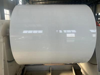 China Aluminum Alloy 3105 Coils (1.0–2.0mm, Customizable Width, White Polyester Coated) for Curtain Wall Systems for sale