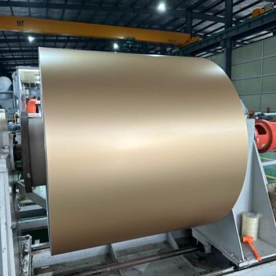 China Rain Drainage Pipe PVDF 3105 H24 Pre Painted Aluminum Coil (0.3-0.8mm Thickness×1200mm Width) for sale