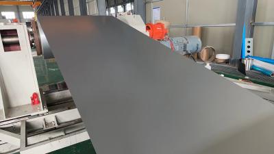 China Alloy 3105 Black Color 0.80mm Thick 350mm Wide PE Pre Painted Aluminum Coil For Gutter Making for sale