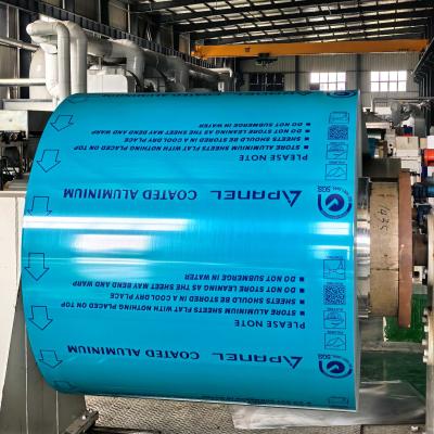China 36-inch Width 25 Gauge ASTM PVDF Pre Painted Aluminium Sheet - Outdoor Signage Use for sale