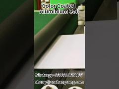 legering 3005 Wit kleur 0,65 mm dik 1000 mm breed wit kleur coating aluminium voor de productie van wasmachines en droger
