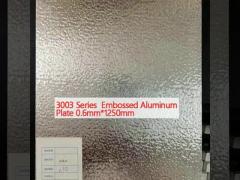 3003-serie geïmprimeerde aluminiumplaat 0,6 mm*1250 mm