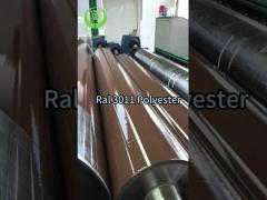 Ral 3011 polyester aluminium