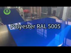 Polyester aluminium Ral 5005