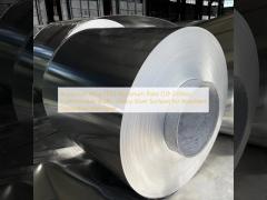 Aluminum Alloy 5052 Aluminum Plate (1.0–2.0mm, Customizable Width, Glossy Silver Surface) for Anodized Decorative Wall Panel