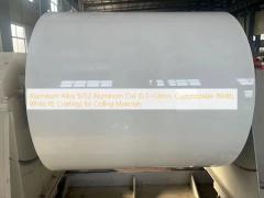 Aluminum Alloy 5052 Aluminum Coil (0.5–1.0mm, Customizable Width, White PE Coating) for Ceiling Materials