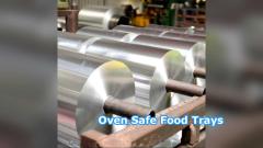 Ovenable Food Trays Heat Resistant Aluminum Foil