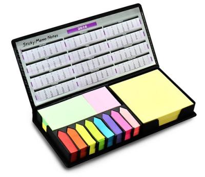 China PU Leather memo pad holder with calendar for sale
