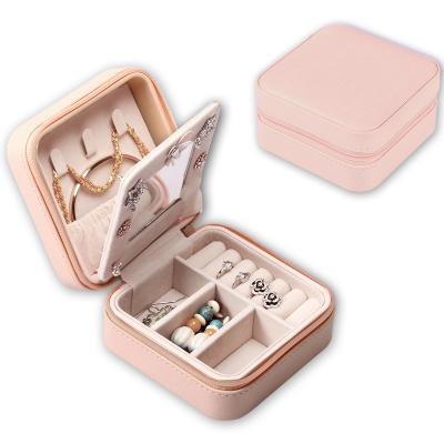 China High quality PU Leather Jewelry gift box for girl with size10x10x5cm for sale
