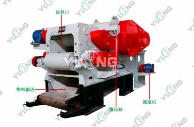 Cina macchina per la frantumazione del mulino a martelli della paglia di grande capacità di 4-5t/h 160KW per i ceppi di legno in vendita