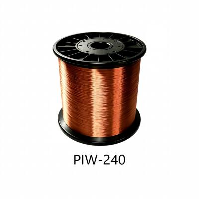 China PIW-240 Polyimide Enamelled Copper Wire Class 240 Enameled Wire 0.08mm-6.0mm for sale