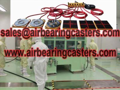 China Air bearing casters application with instruction for sale