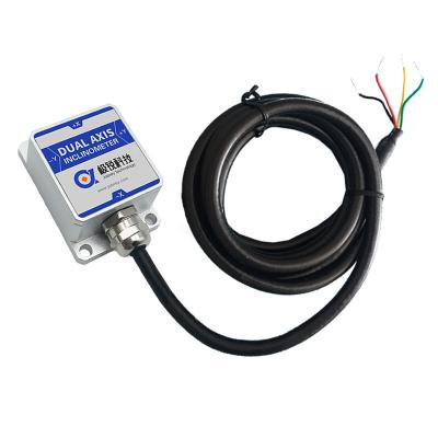 China Biaxial Inclinometer RS232 RS485 TTL CAN Output 2 Axis Tilt Sensor MEMS Clinometer Modbus Opitional for sale