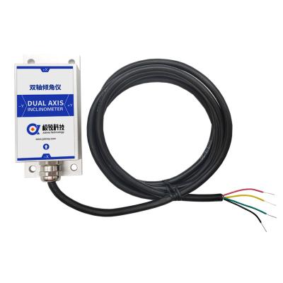 China 2 Axis Inclinometer Voltage Output 0-5V 0-10V Current Output 4-20mA 0-20mA 0-24mA Clinometer Biaxial Tilt Sensor for sale