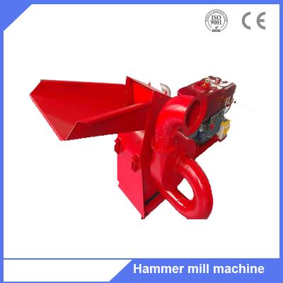 China Livestock poultry hammer mill machine for making pellets for sale