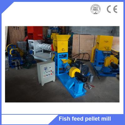 China floating fish feed extruder machine / floating fish feed machine with good quality for sale