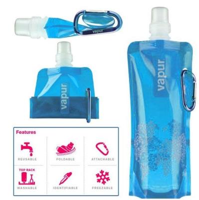China hot selling plastic foldable water bag/folding water bottle/drinking bottle for sale
