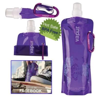 China plastic foldable water bag/foldable water bottle/drinking bottle for sale