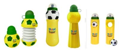 China 450ML football style water bottles for World Cup, plastic sport water bottle for sale