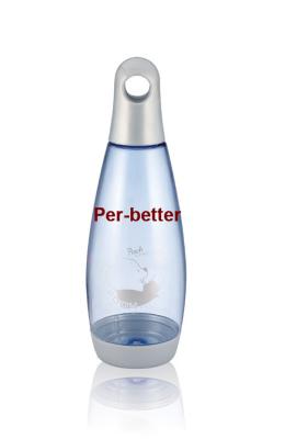 China transparent plastic water bottle in bowling shape for sale