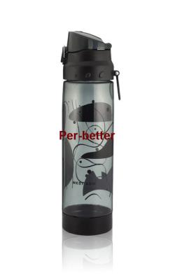 China plastic water bottle with lockable cap for school children/BPA FREE for sale