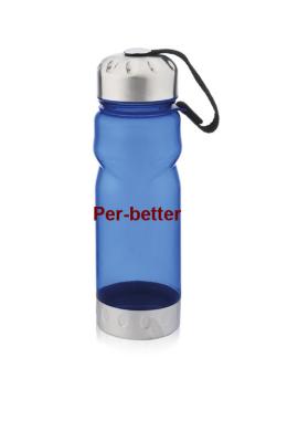 China 650ml Tritan water bottle with stainless steel cap/BPA FREE bottle for sale
