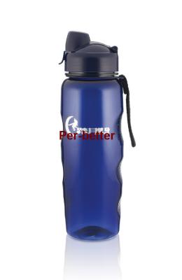 China 600ml blue color tritan drinking water bottle for sale