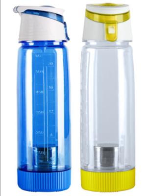 China tritan water bottle with strainer with portable handle for sale