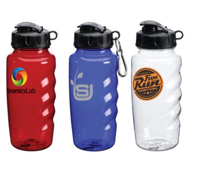China Outdoor plastic drinking water bottle with carabiner/tritan material BPA free for sale