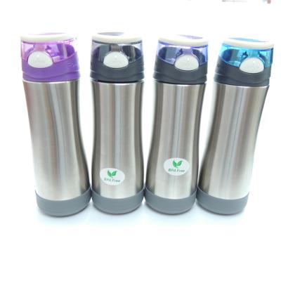 600ml curvilinear double wall stainless steel vacuum flask