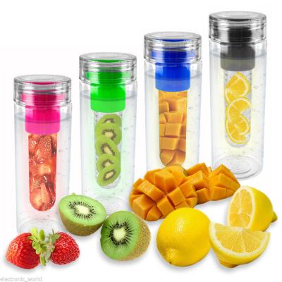 China colorful tritan water bottle with Fruit Infuser for sale