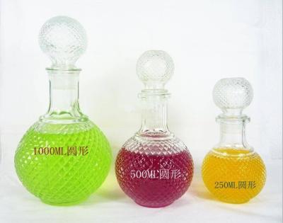 China Fancy wine glass bottle made in china for sale
