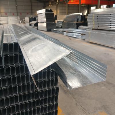 China Light Steel Galvanized Sheet Metal U Channel Q235B Q345B S235JR Material for sale